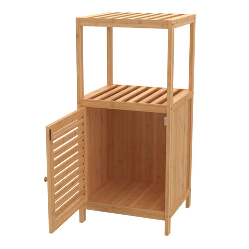 Closetmaid Solid Wood Freestanding Bathroom Cabinet And Reviews Wayfair